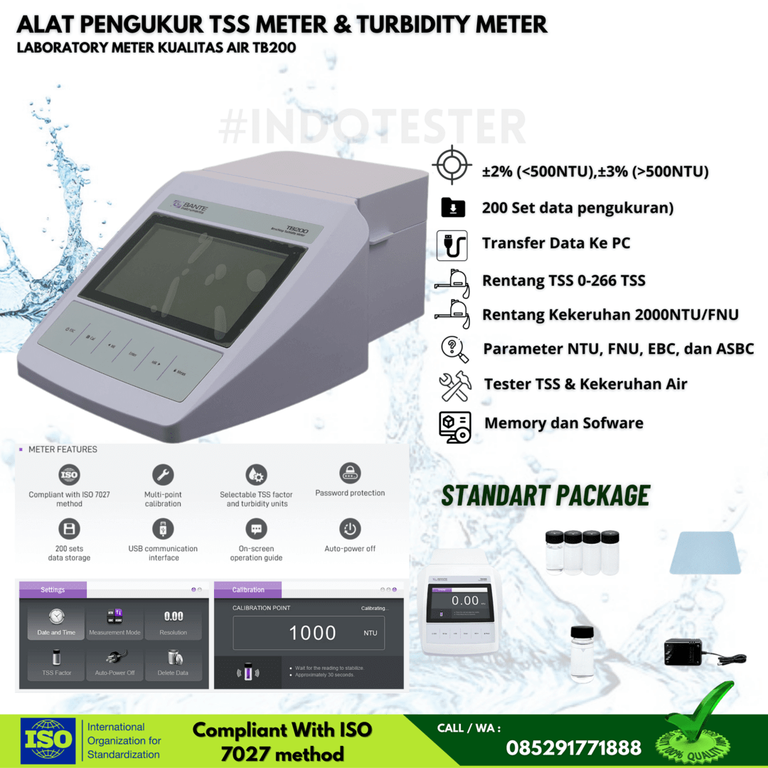 Alat Ukur TSS (Total Suspended Solid) TB200 Turbidity